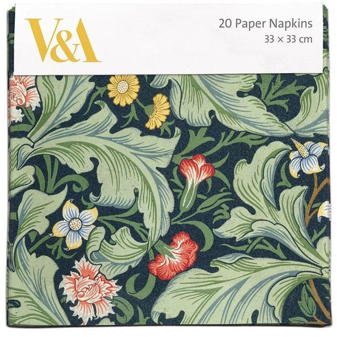 Paper Napkins (Lunch): Leicester Wallpaper – The Johnston Collection