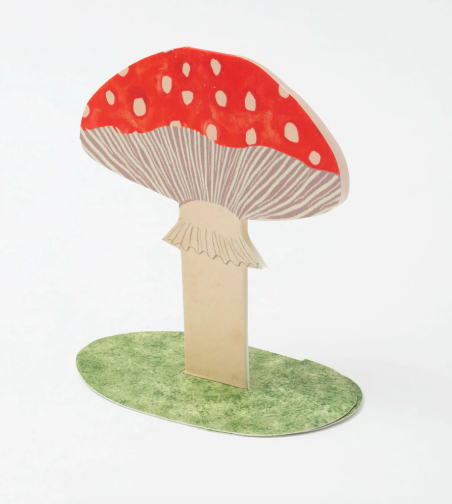 Card (Die Cut): Toadstool – The Johnston Collection